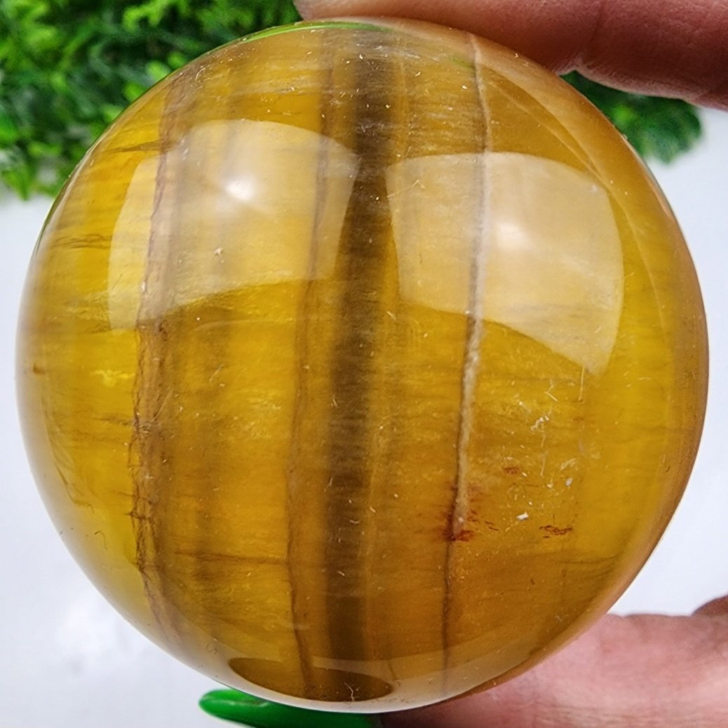 Yellow Fluorite Sphere | China | CaF2 | Polished Yellow Fluorite Sphere ...