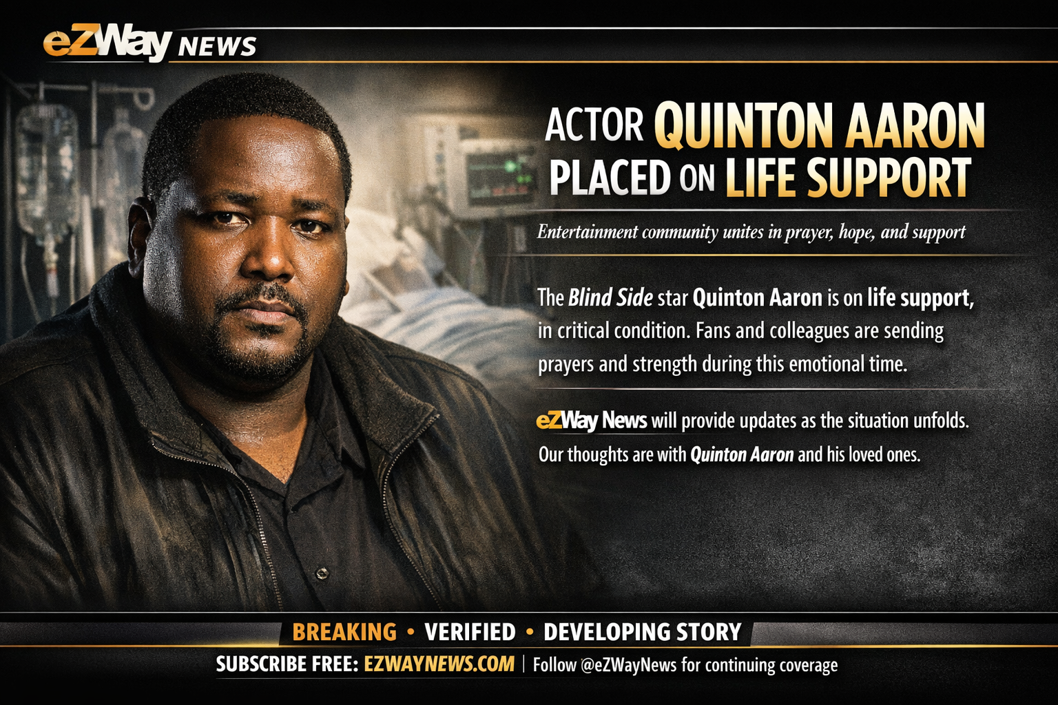 A Fighter’s Journey: Quinton Aaron Hospitalized in Atlanta! – eZWay News
