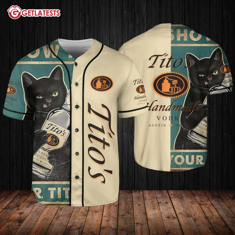 Beige Miller High Life Baseball Jersey