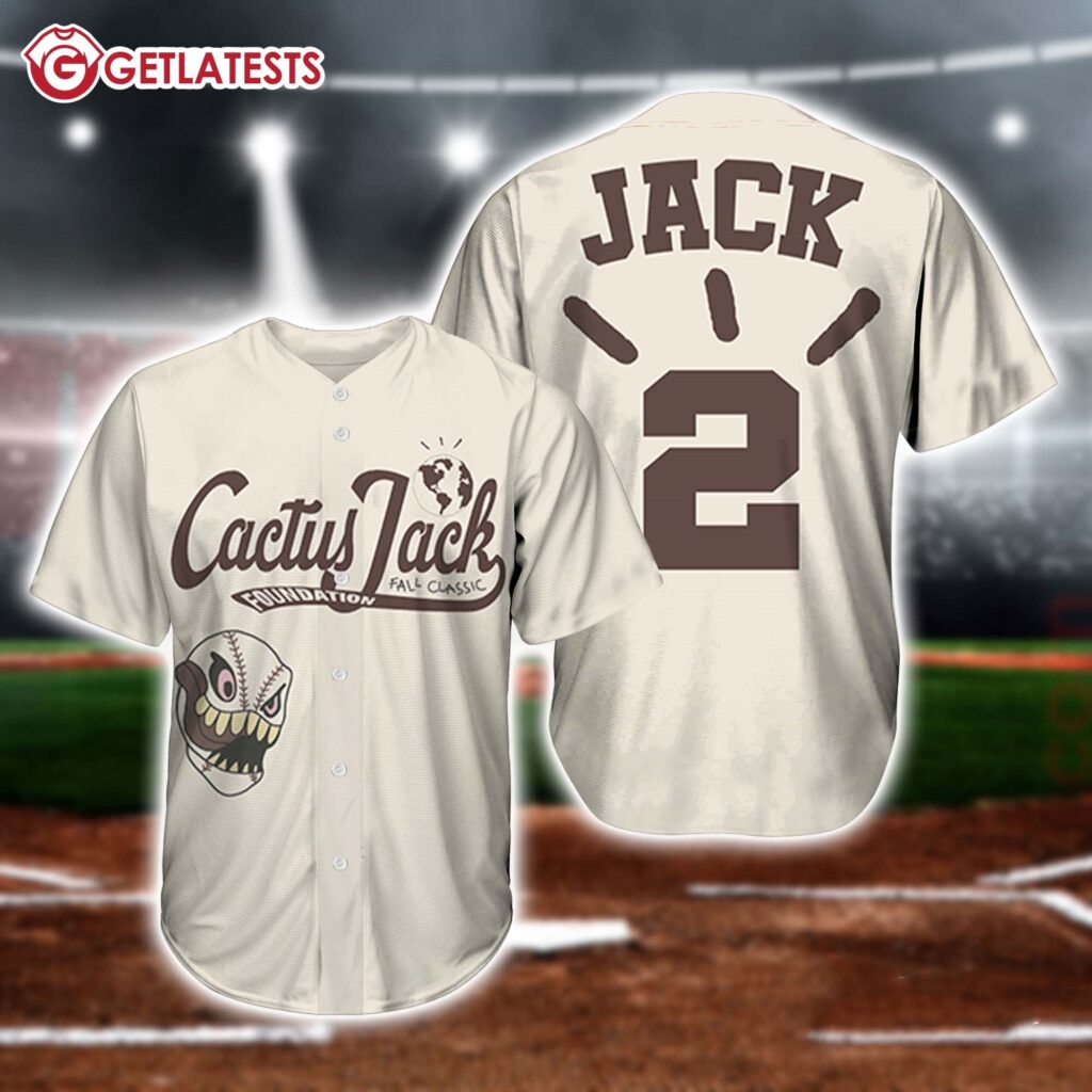 Travis Scott Cactus Jack Foundation Baseball Jersey
