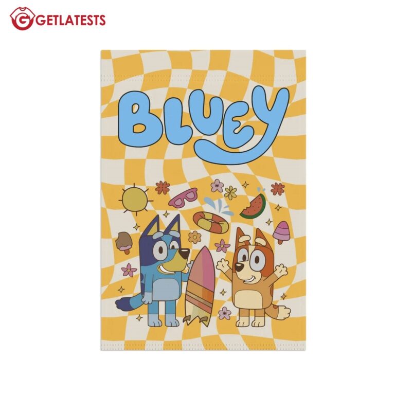 Bluey Heeler Dog Summer Outdoor Flag