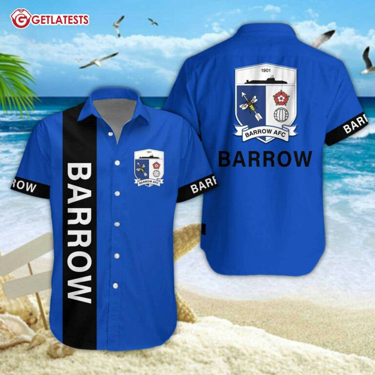 Barrow AFC Summer Hawaiian Shirt And Shorts