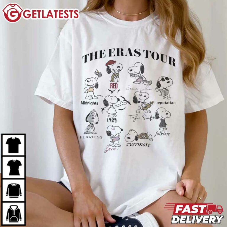 Taylor Swift Eras Tour Snoopy Version T-Shirt