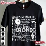 Alanis Morissette Merch The Triple Moon Tour 2024 T-Shirt