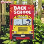 Back to School Bus Driver Snoopy the Peanuts Flag