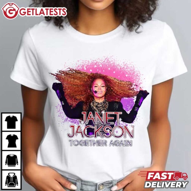 Janet Jackson Together Again Summer Tour 2024 T-Shirt