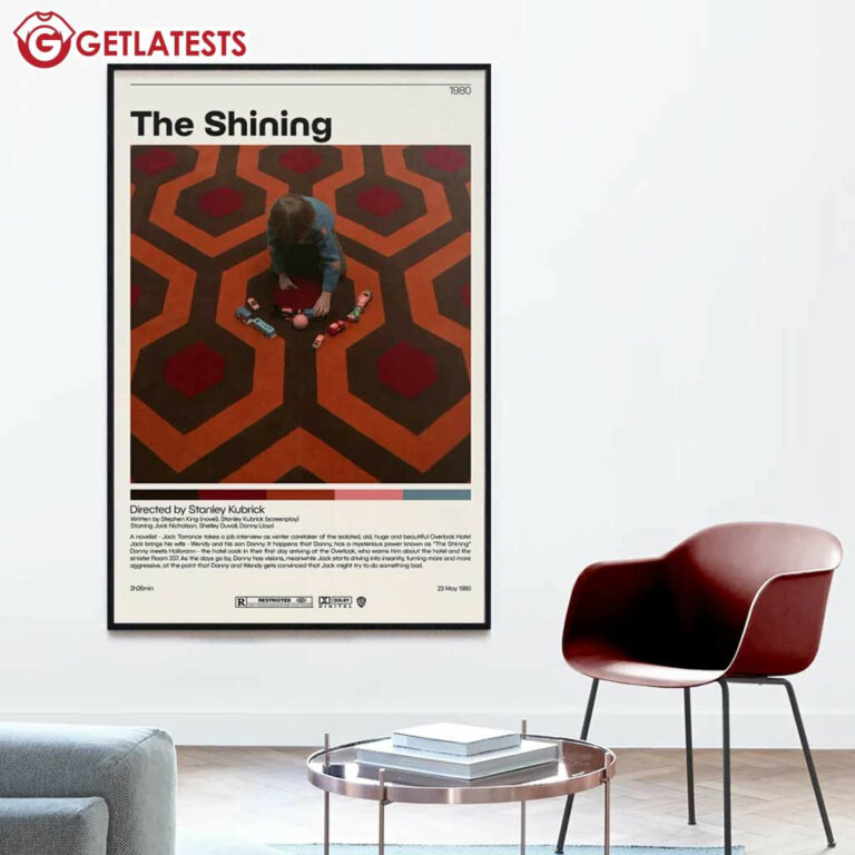 The Shining Stanley Kubrick Stephen King Movie Poster