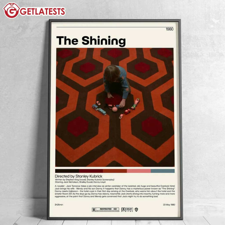 The Shining Stanley Kubrick Stephen King Movie Poster