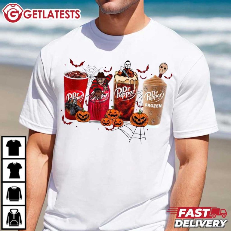 Very Demure Very Mindful Very Scary Horror Characters Halloween T-Shirt