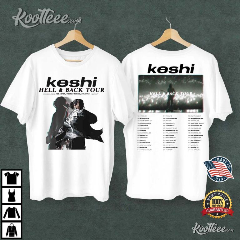 Retro Keshi Hell And Back World Tour 2023 Merch T-Shirt