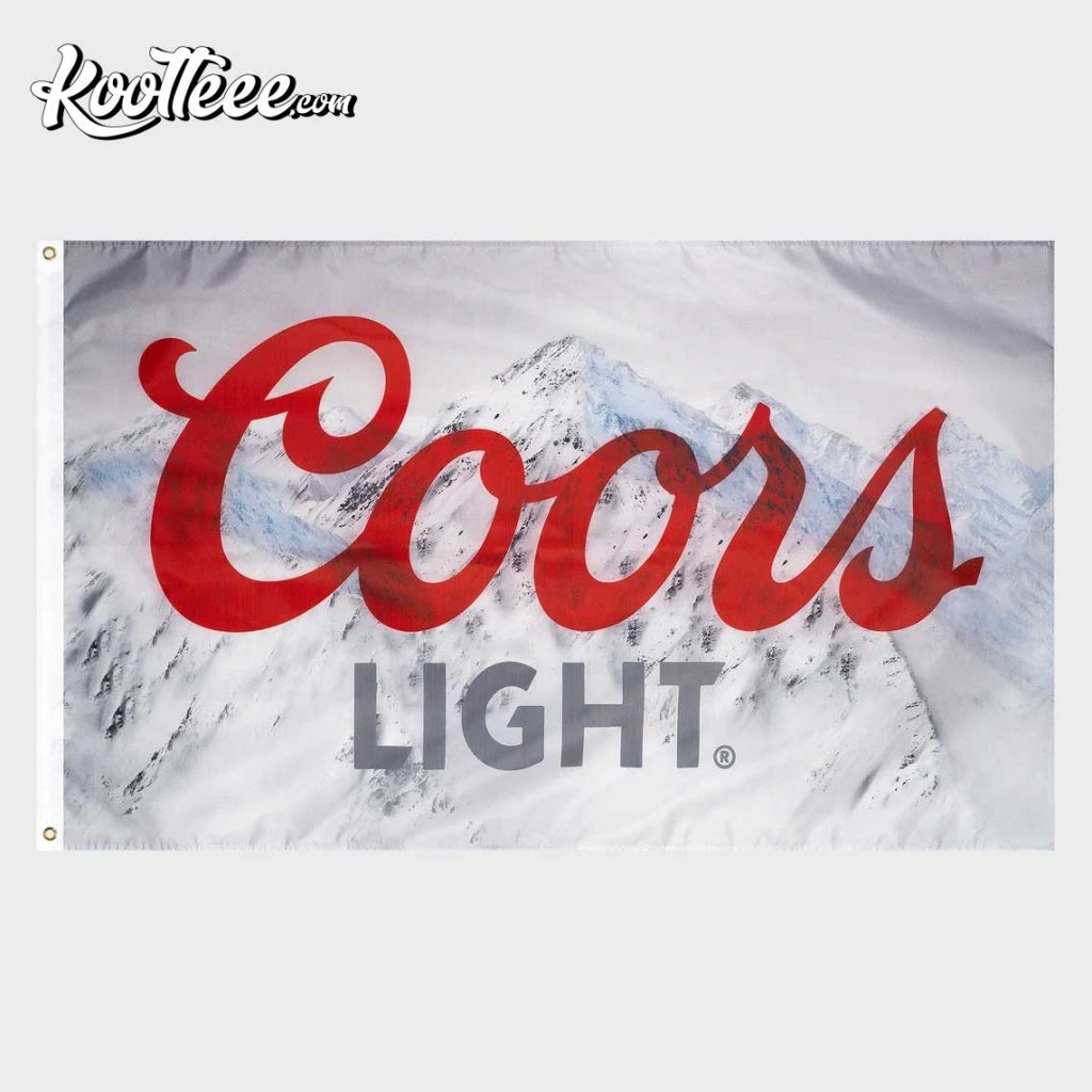 Coors Light Man Cave Wall Decor Flag