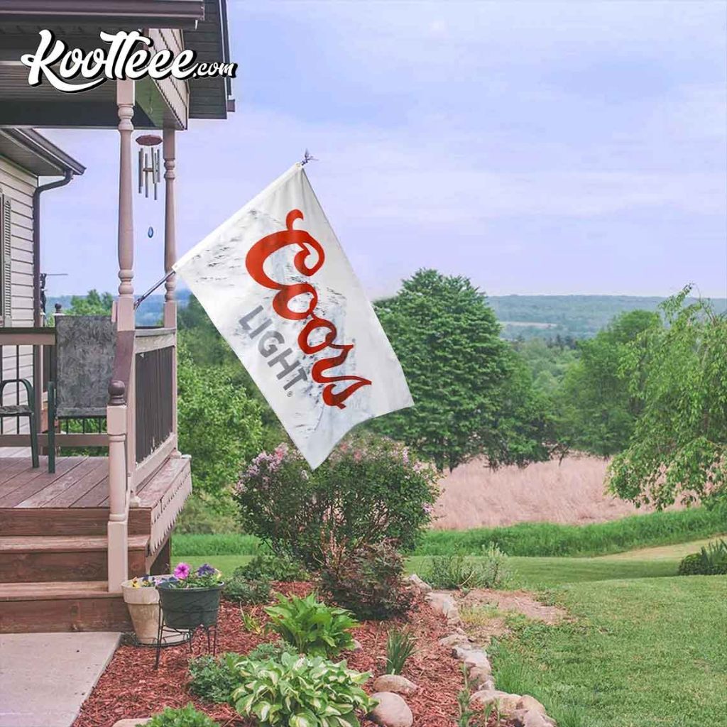 Coors Light Man Cave Wall Decor Flag