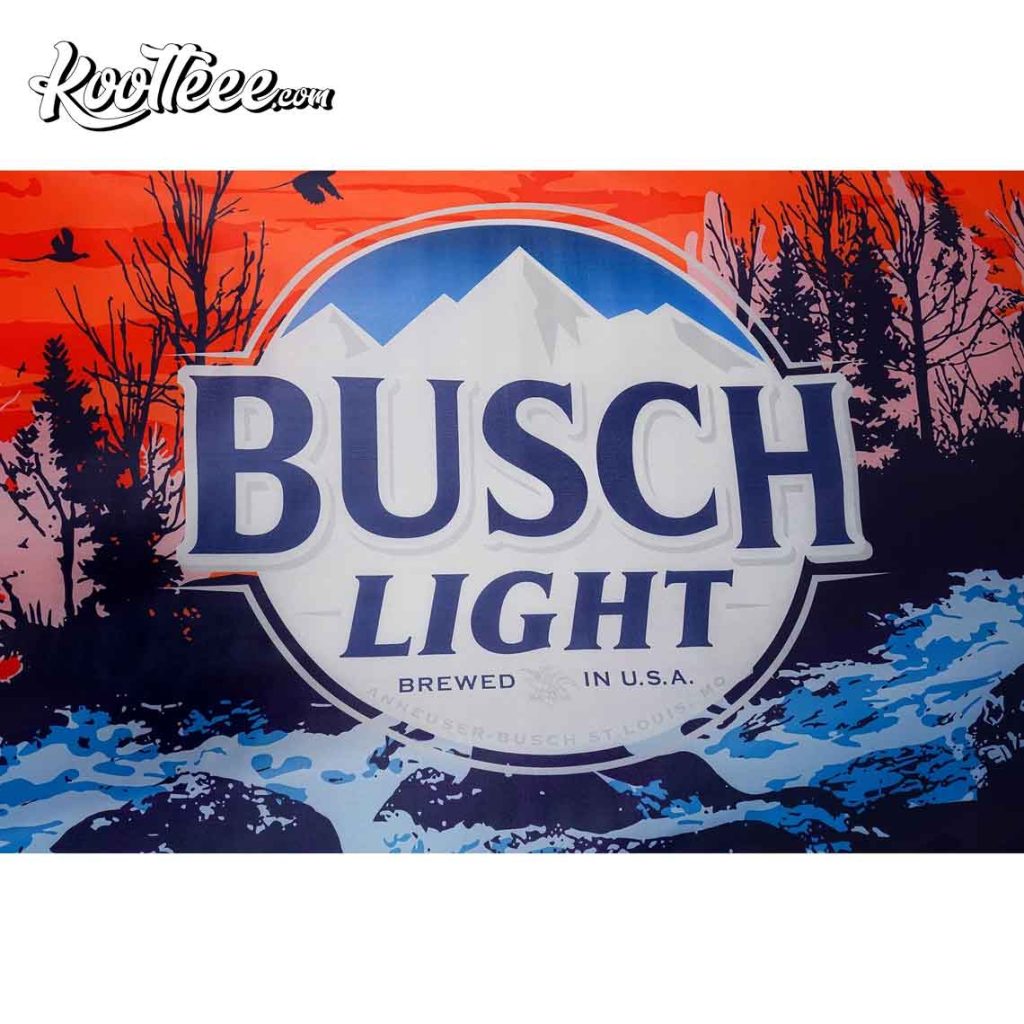 Busch Light Man Cave Beer Flag
