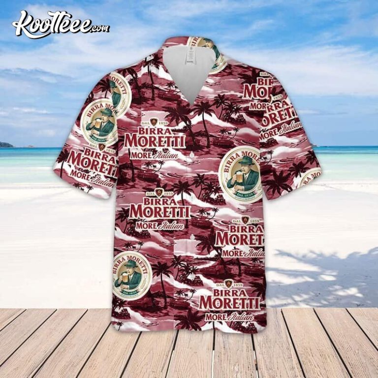 Birra Moretti Beer Best Beach Gift Hawaiian Shirt