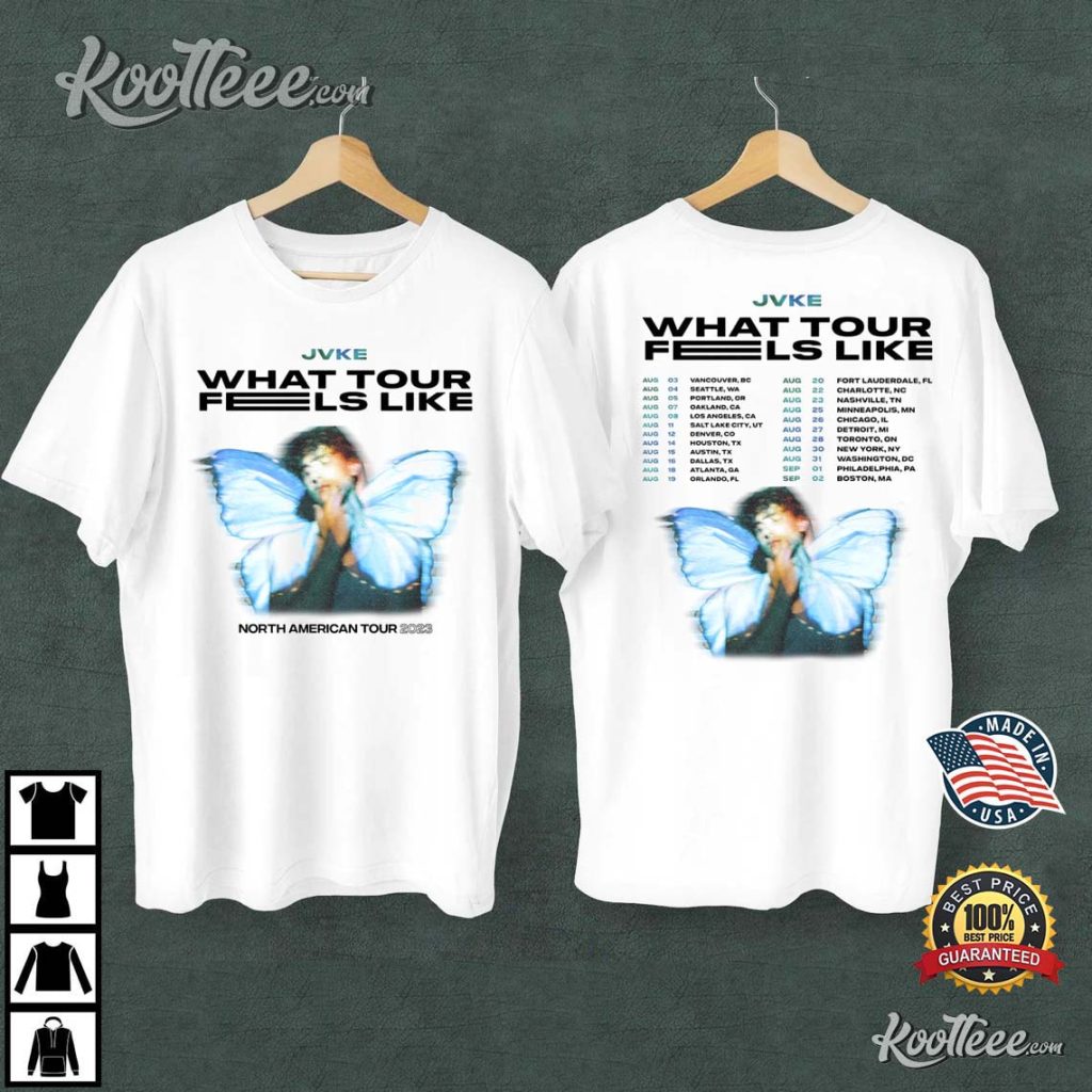 JVKE 2023 Tour What Tour Feels Like 2023 T-Shirt - Koolteee - Fashion ...