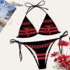 Dr. Pepper Triangle Bikini Set Swimsuit