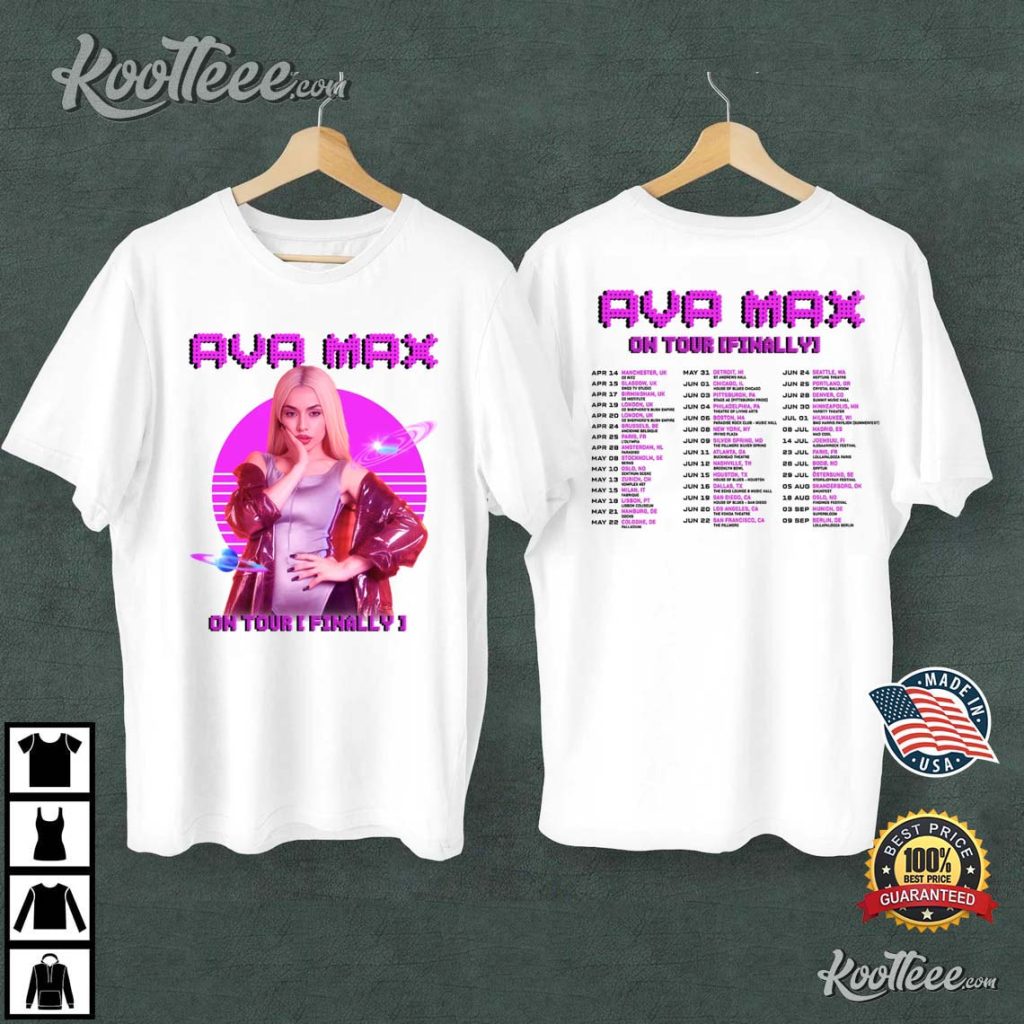 Ava Max 2023 On Tour Finally T-Shirt