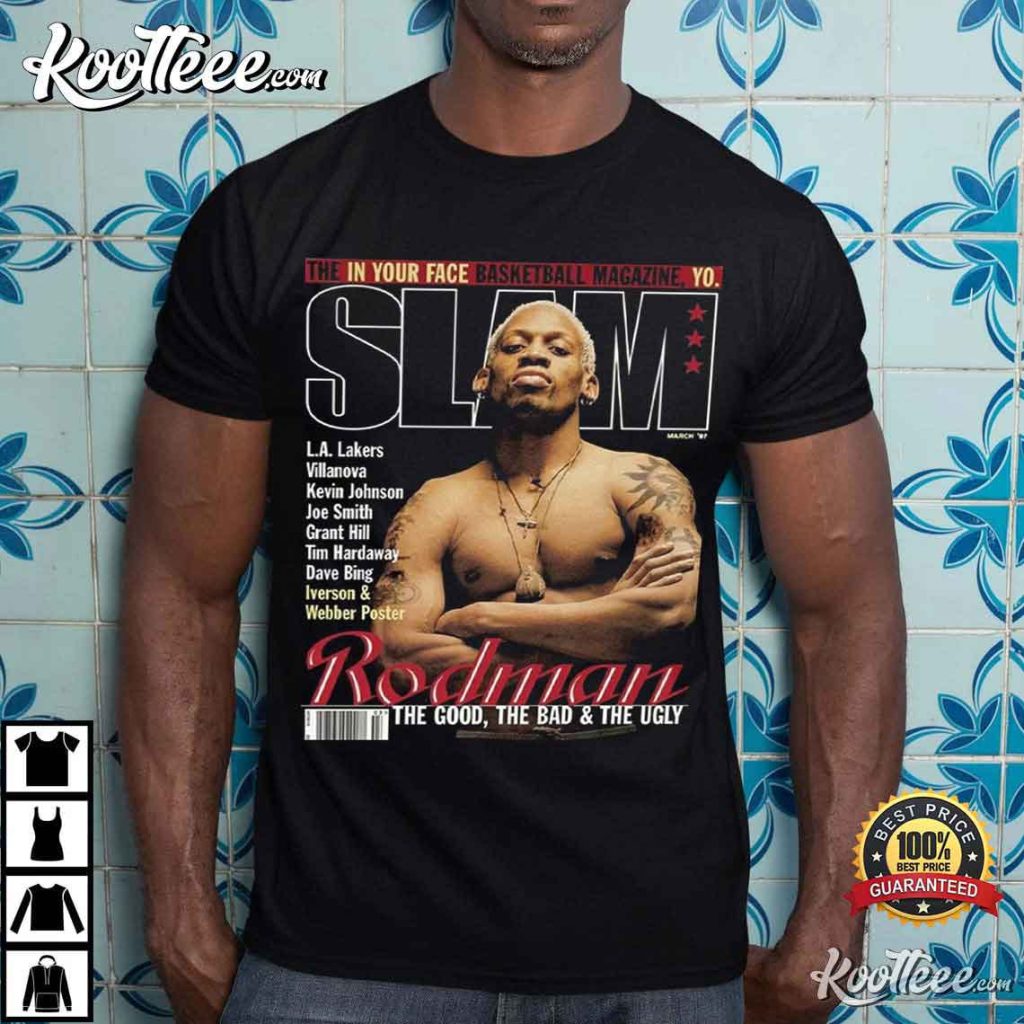 Dennis Rodman Slam Basketball Magazine T-Shirt