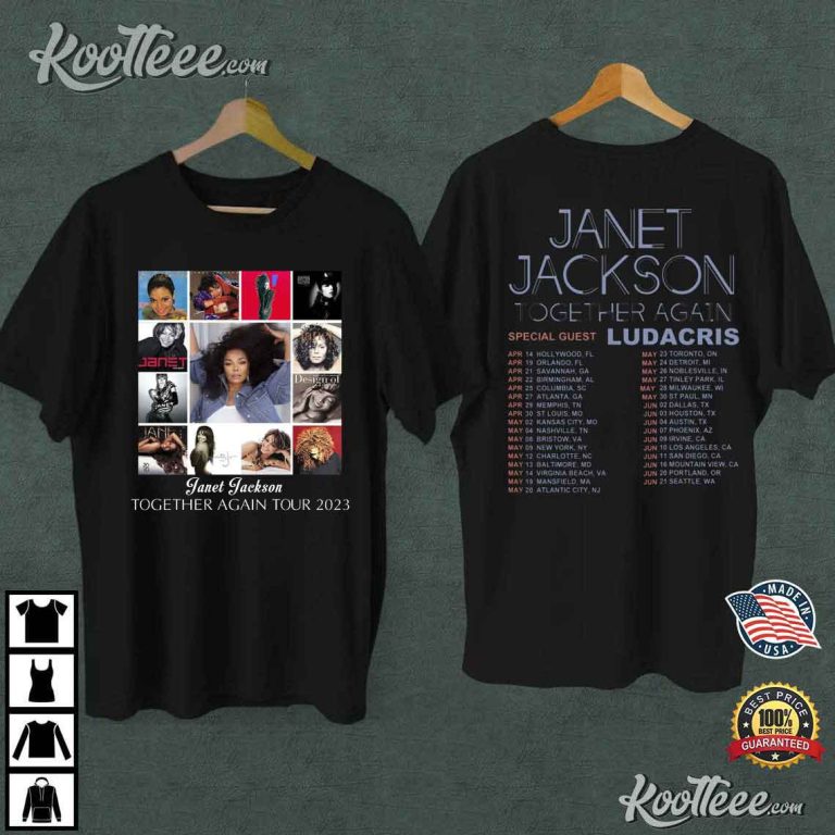 Janet Jackson Together Again Tour 2023 T-Shirt #2