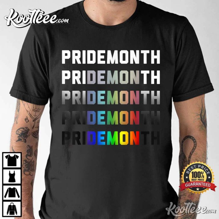 Pride Month Demon Cool Pride Month Demon Premium T-Shirt - Koolteee ...