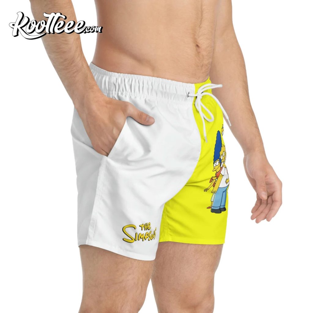 The Simpsons Homer Bart Simpson Swim Trunks
