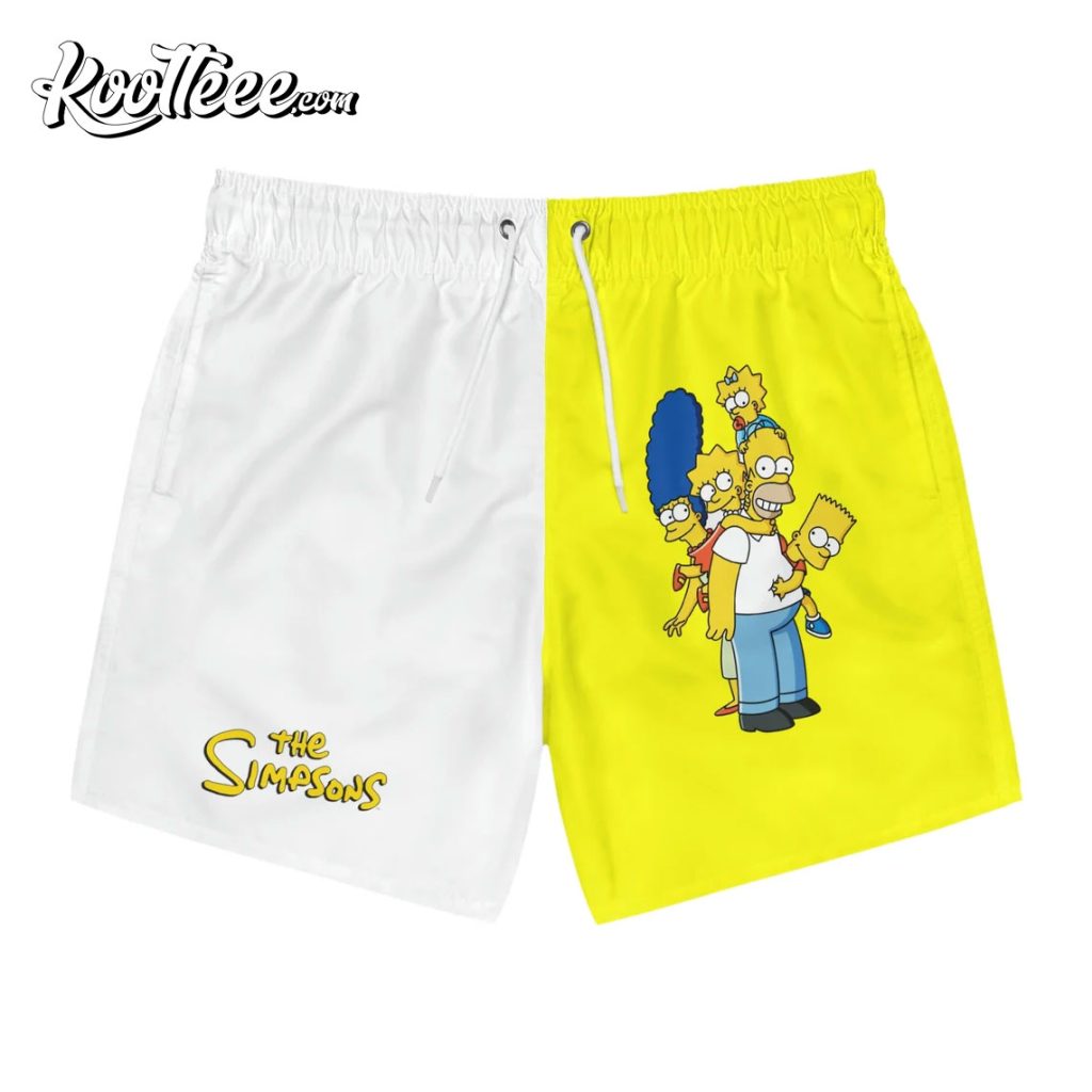 The Simpsons Homer Bart Simpson Swim Trunks