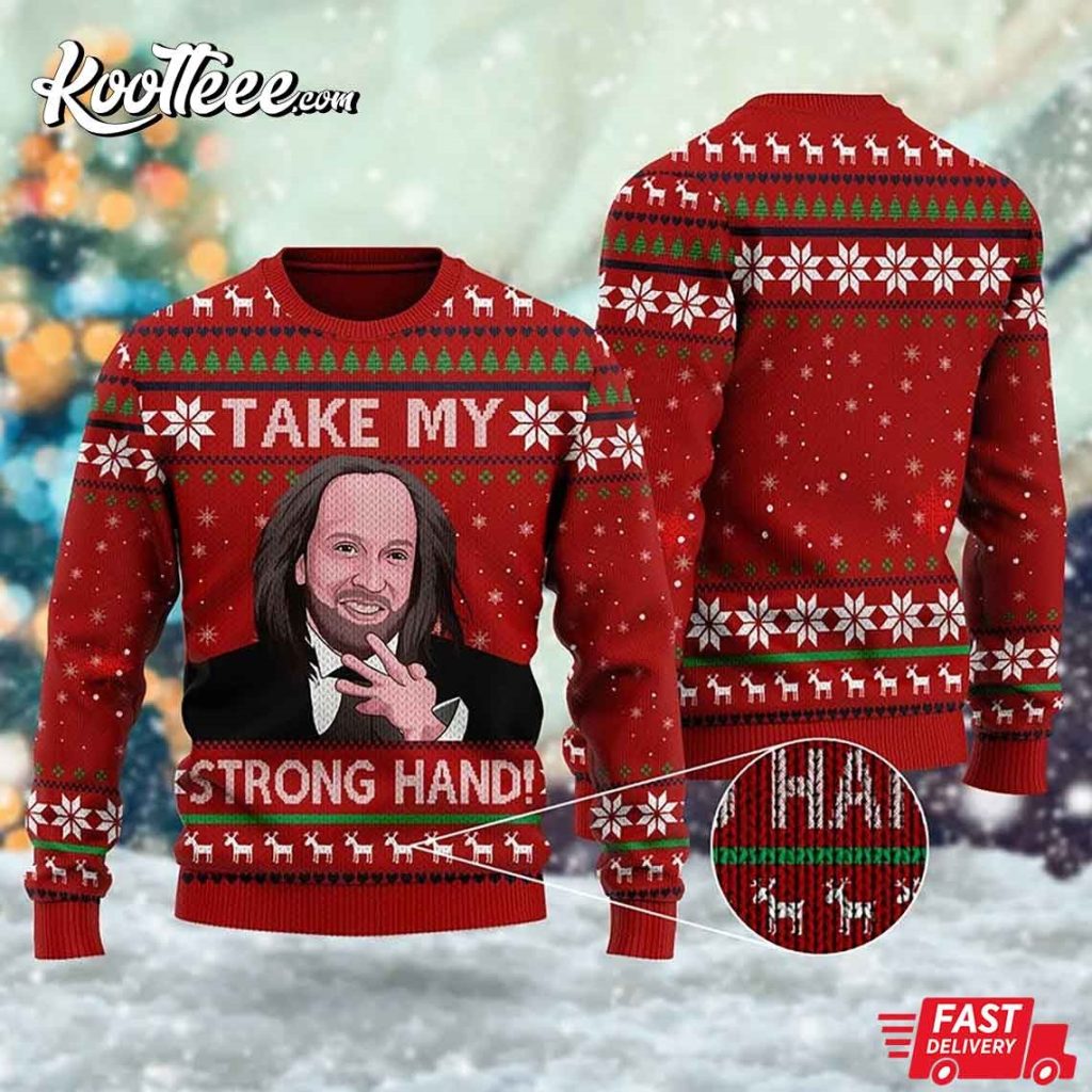 Hanson Take My Strong Hand Scary Movie Ugly Sweater