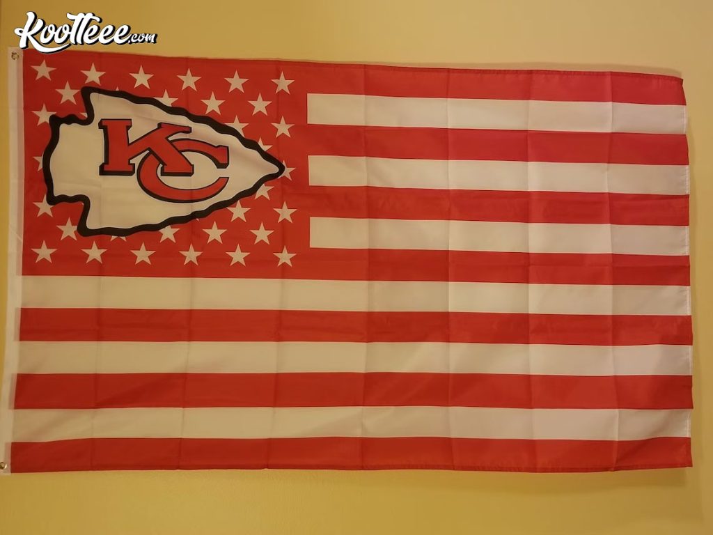 Kansas City Chiefs Football Flag
