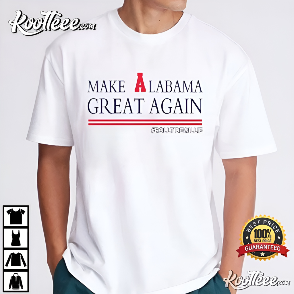 Alabama Crimson Tide And Mickey Mouse Hawaiin Shirt