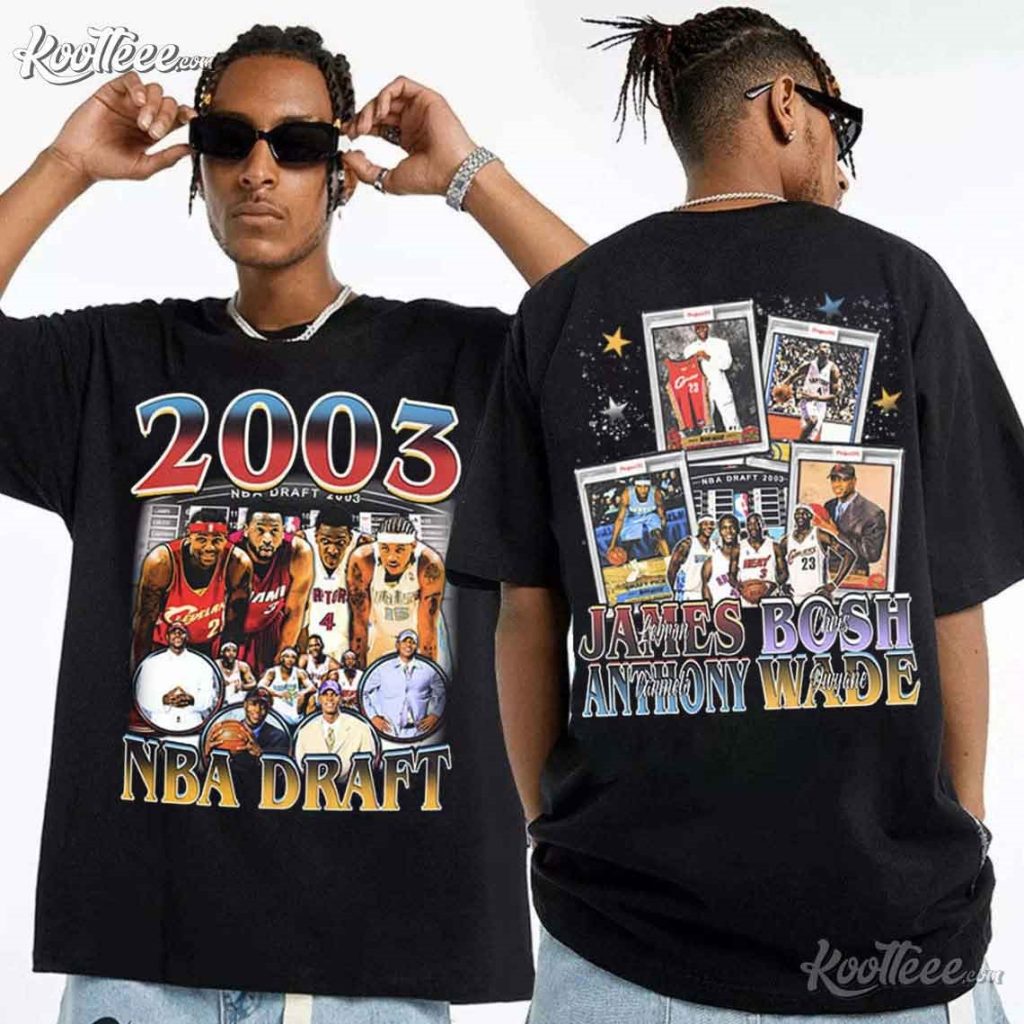2003 NBA Draft American Basketball Vintage T-Shirt