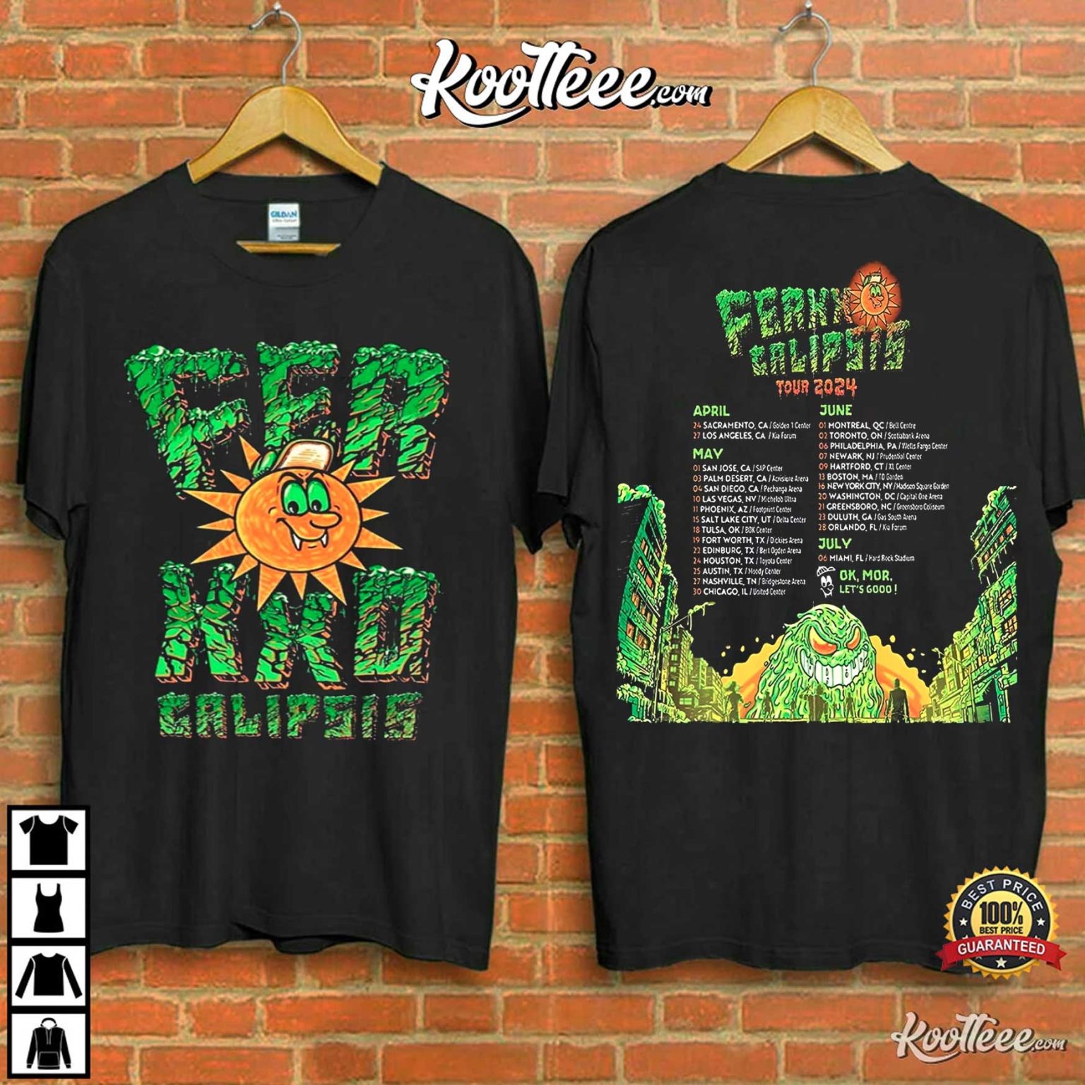 Feid Ferxxocalipsis World Tour 2024 T-Shirt
