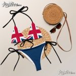 Union Jack String Bikini Swimsuit