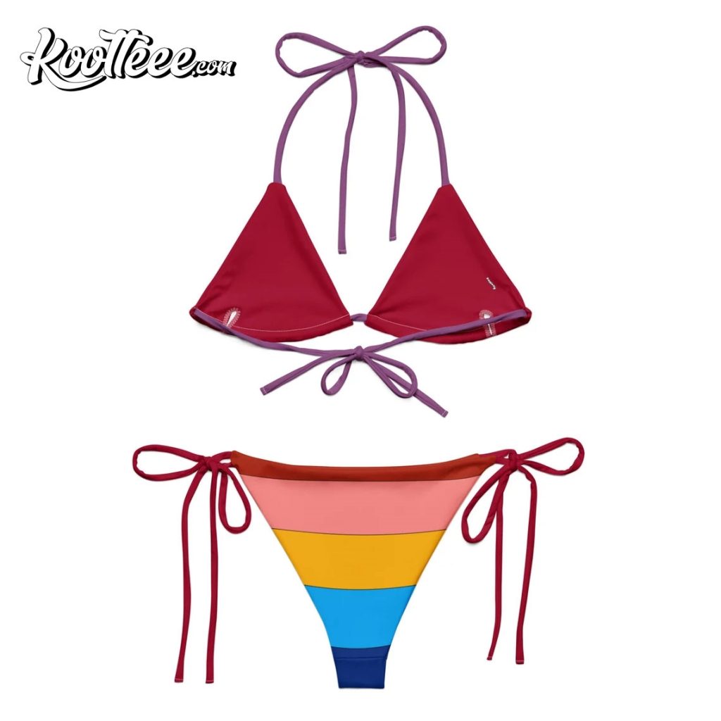 Nami One Piece Film Z Rainbow Bikini Swimsuit