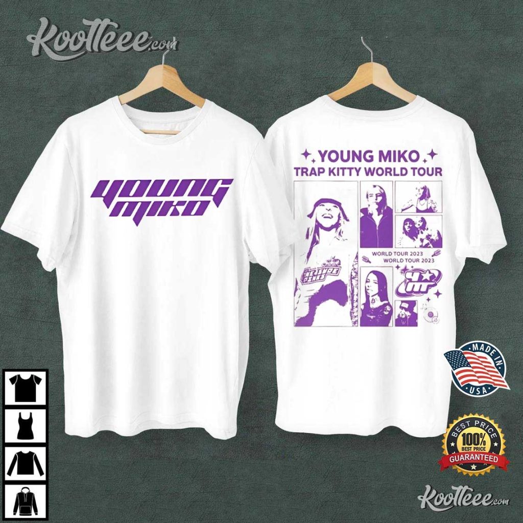 Young Miko Trap Kitty World Tour Vintage Gift For Fan T-Shirt
