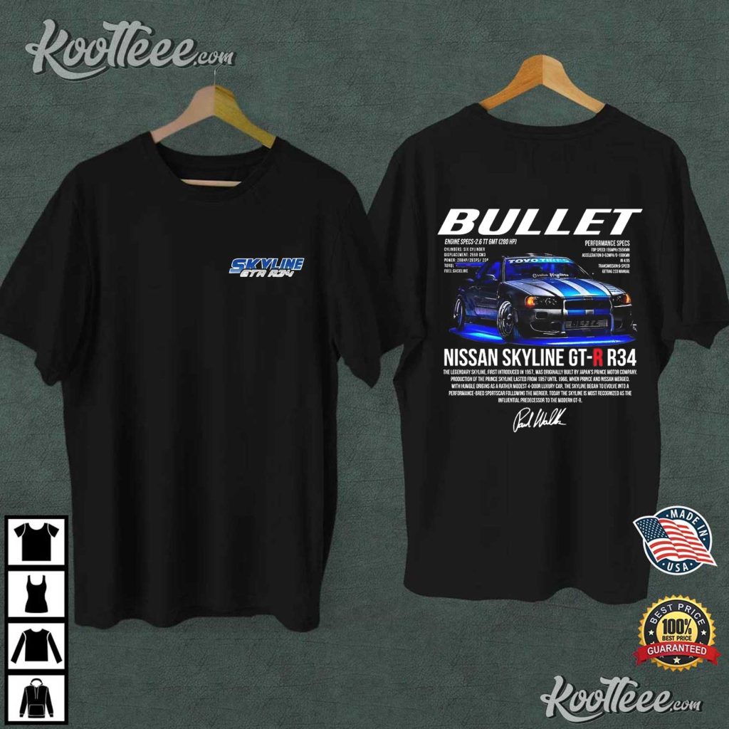 Nissan Skyline GTR R34 T-Shirt