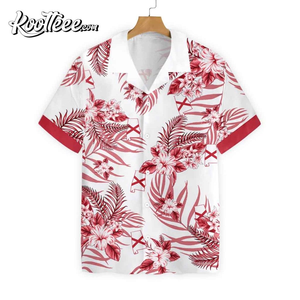 Alabama Crimson Tide And Mickey Mouse Hawaiin Shirt