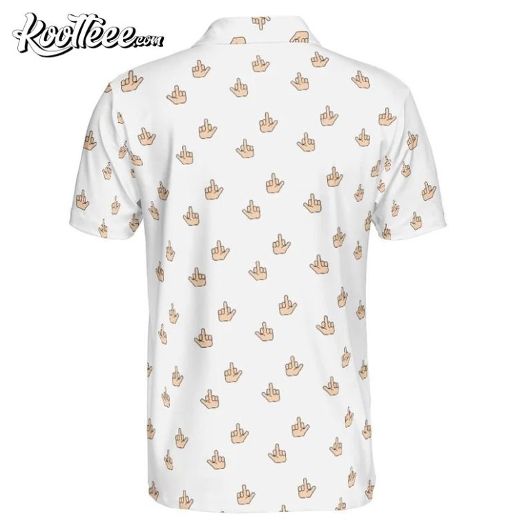 Middle Finger Golf Polo Shirt