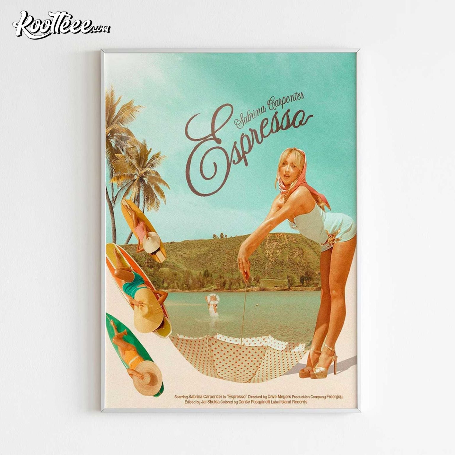 Sabrina Carpenter American Flag Wall Tapestry