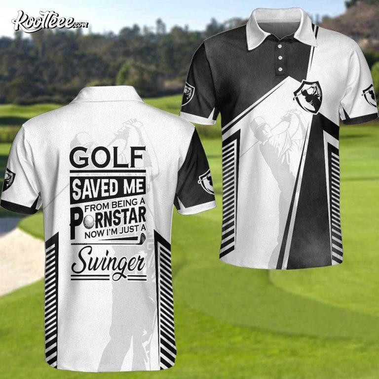 Personalized Luxury Baroque Pattern Golf Polo Shirt