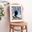 Wash Your Little Paws Cat Bathroom Print Poster