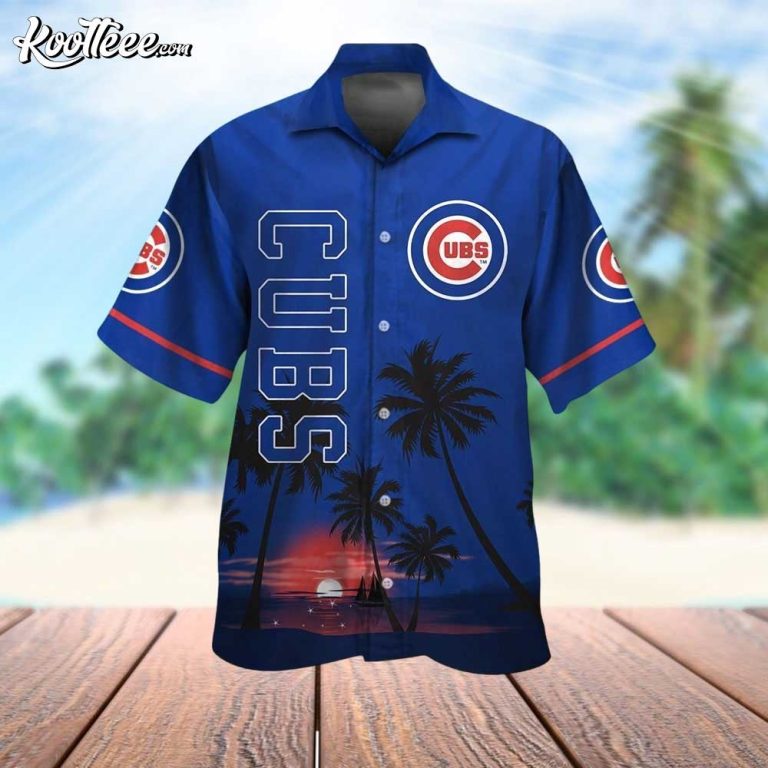 Chicago Cubs Personalized Cubby Cove Hawaiian Shirt