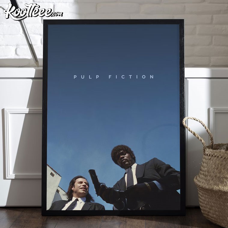 Pulp Fiction Jules Winnfield Vincent Vega Movie Poster Pulp Fiction Jules Winnfield Vincent Vega Movie Poster