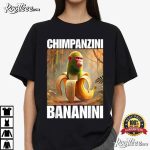 Chimpanzini Bananini Italian Brainrot Meme T-Shirt
