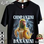 Chimpanzini Bananini Italian Brainrot Meme Gen Z T-Shirt