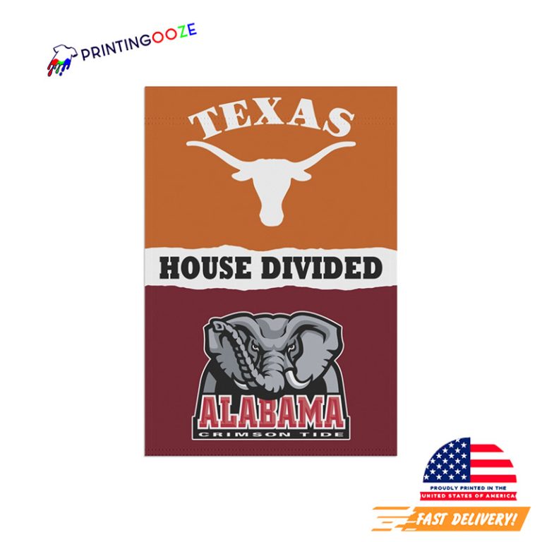House Divided Texas X Alabama Flag - Unleash Your Creativity