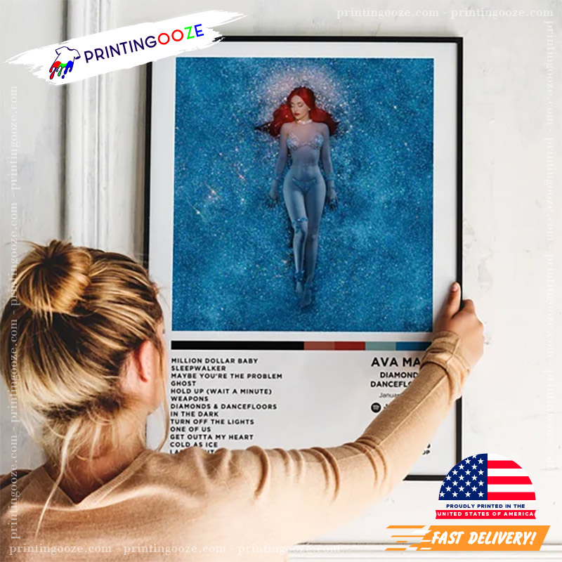 Ava Max Diamonds And Dancefloors Album Poster - Unleash Your Creativity