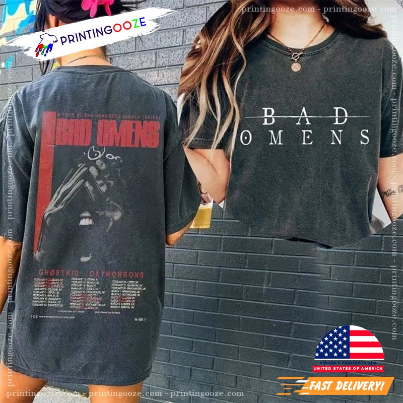Bad Omens Band Music Tracklist Tour 2023 Shirt - Unleash Your Creativity