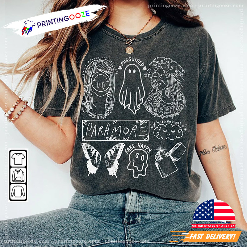 Paramore Doodle Art Shirt,Vintage Paramore Merch - Unleash Your Creativity