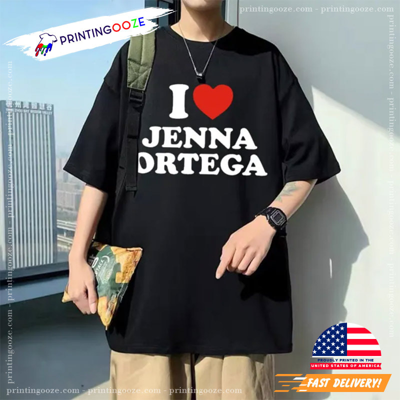 I Love Jenna Ortega T-Shirt, Jenna Ortega Disney Shirt - Unleash Your ...