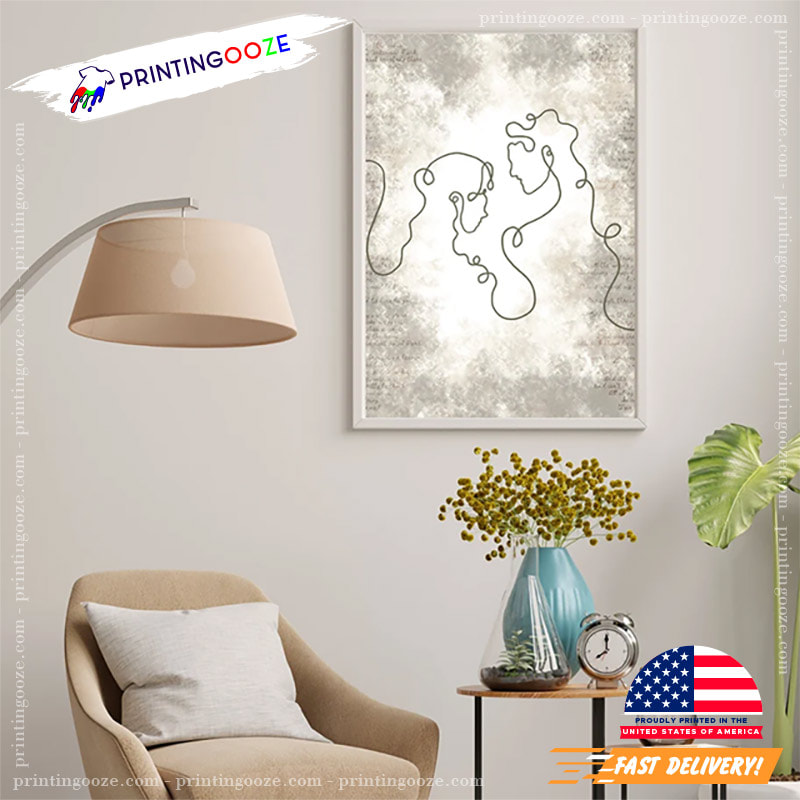 Invisible String Taylor Swift Line Art Poster - Unleash Your Creativity